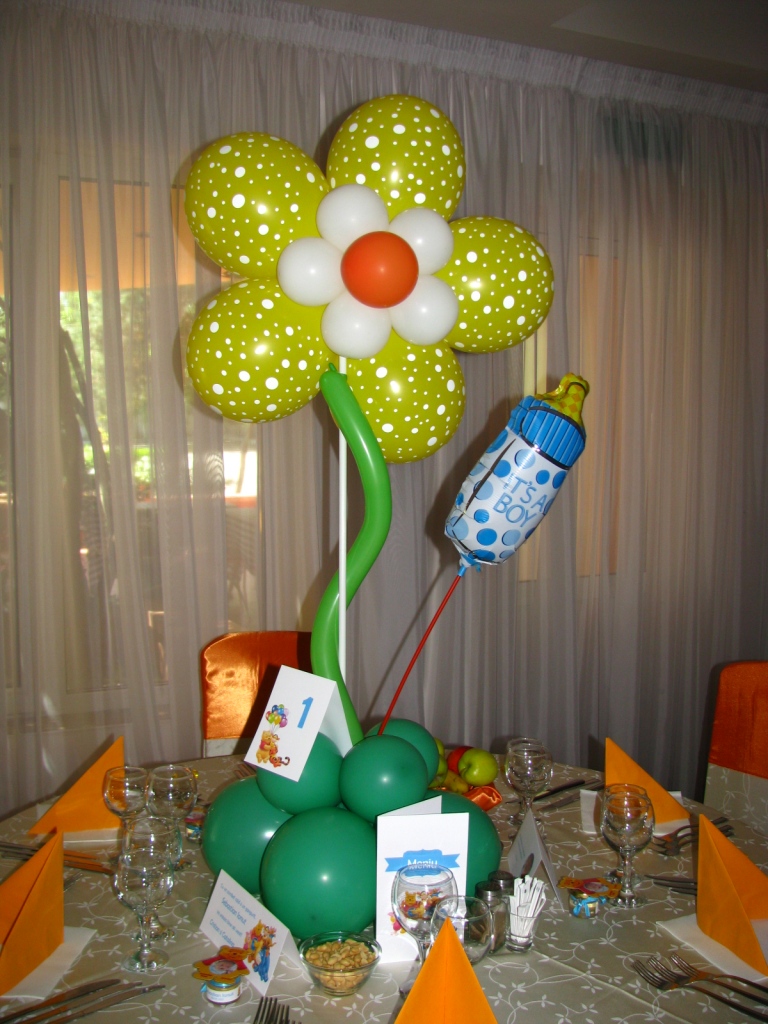Floare din Baloane - Accesorii de nunta si botez - Magazin-Nunta.ro