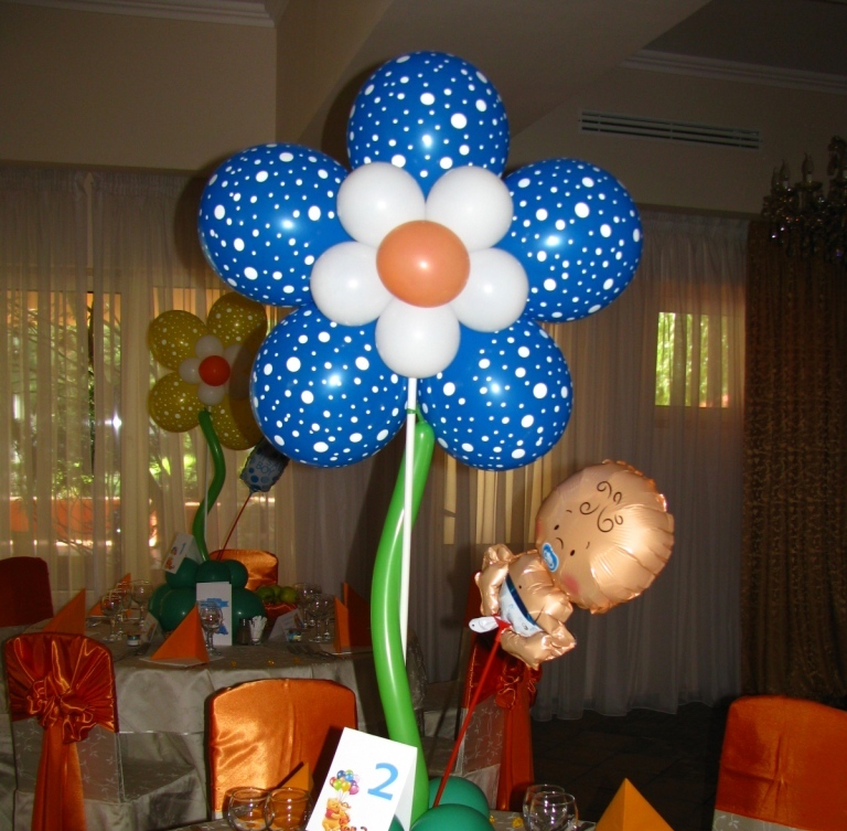 Floare din Baloane - Accesorii de nunta si botez - Magazin-Nunta.ro