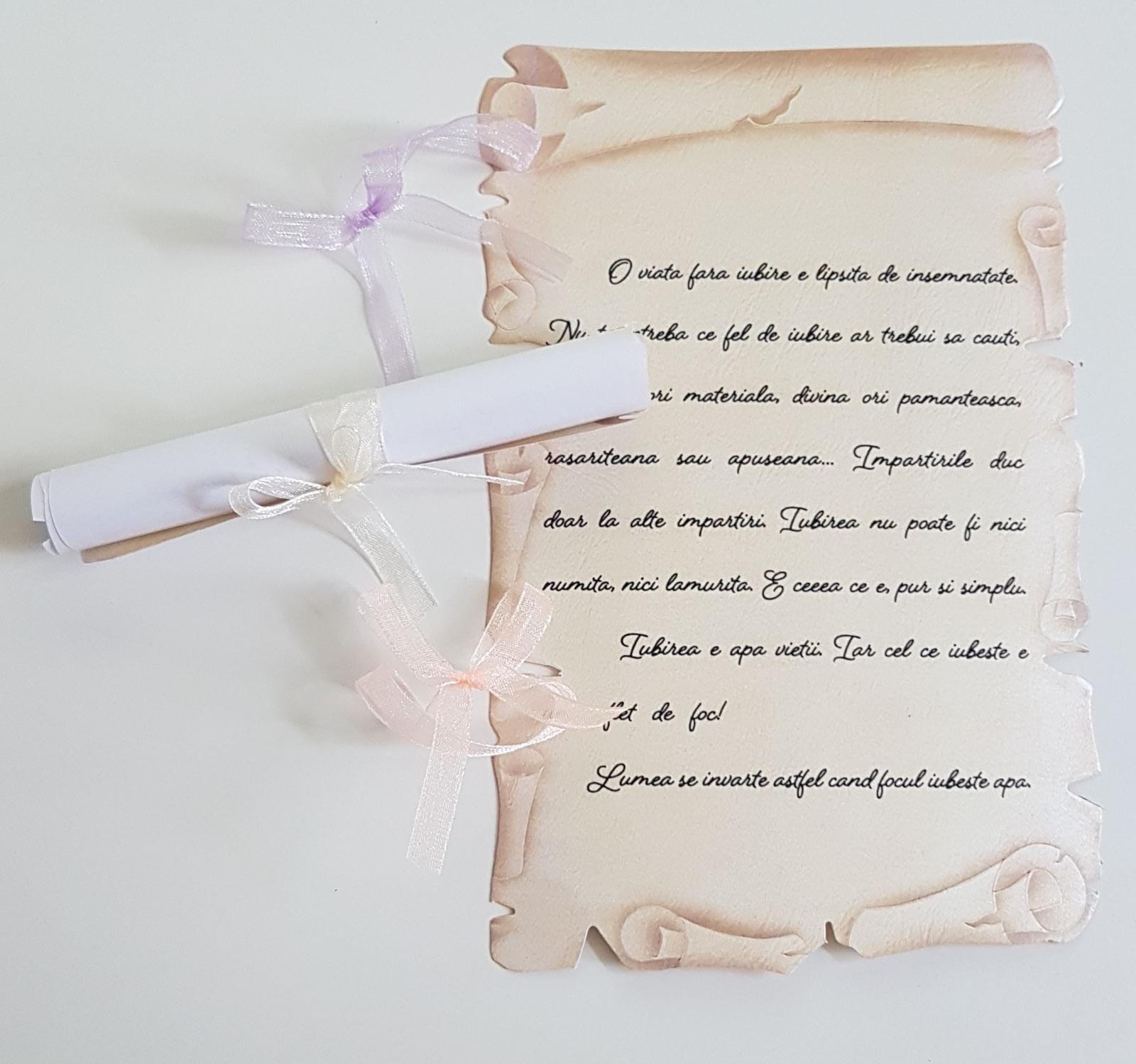 Ravase cu mesaje - Accesorii de nunta si botez - Magazin-Nunta.ro